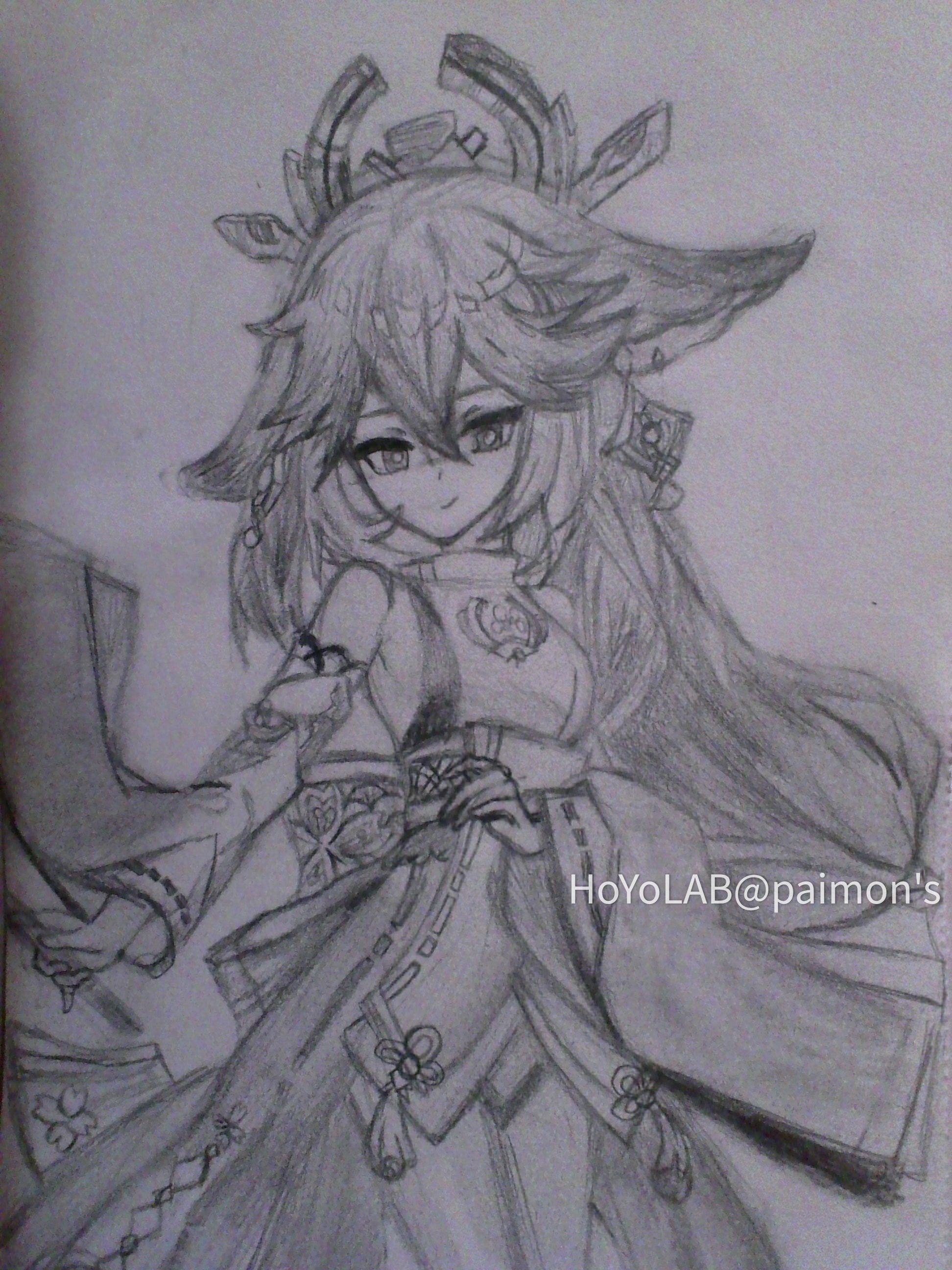 yae miko commission | Genshin Impact | HoYoLAB