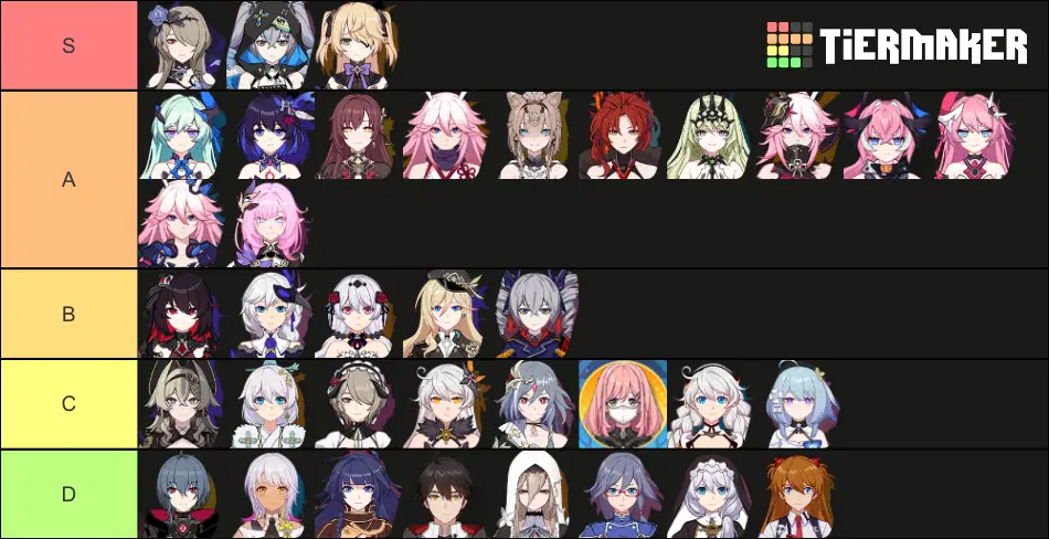 Honkai Impact 3rd Characters Honkai Impact 3rd | HoYoLAB