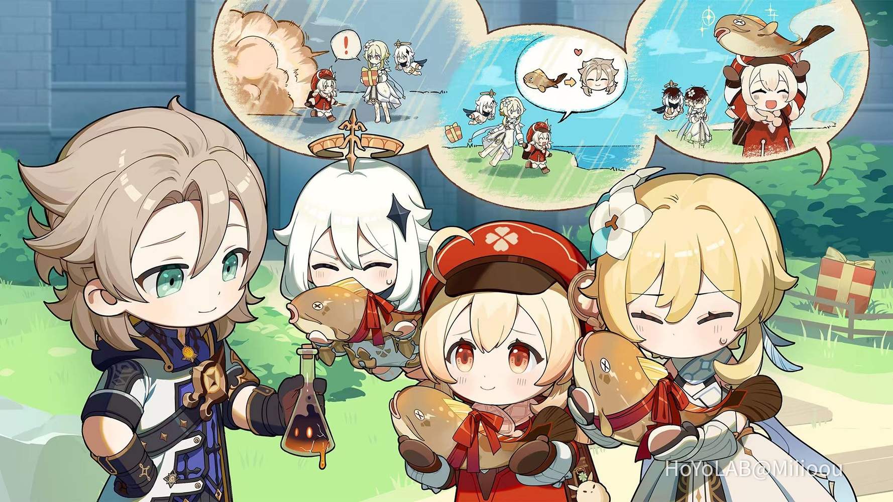 “阿贝多哥哥，这是可莉给你的生日礼物，唉嘿嘿”——奶音可莉 Genshin Impact | HoYoLAB