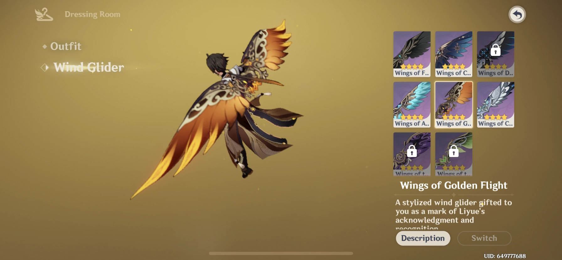 Just got the liyue reputation wings Genshin Impact | HoYoLAB