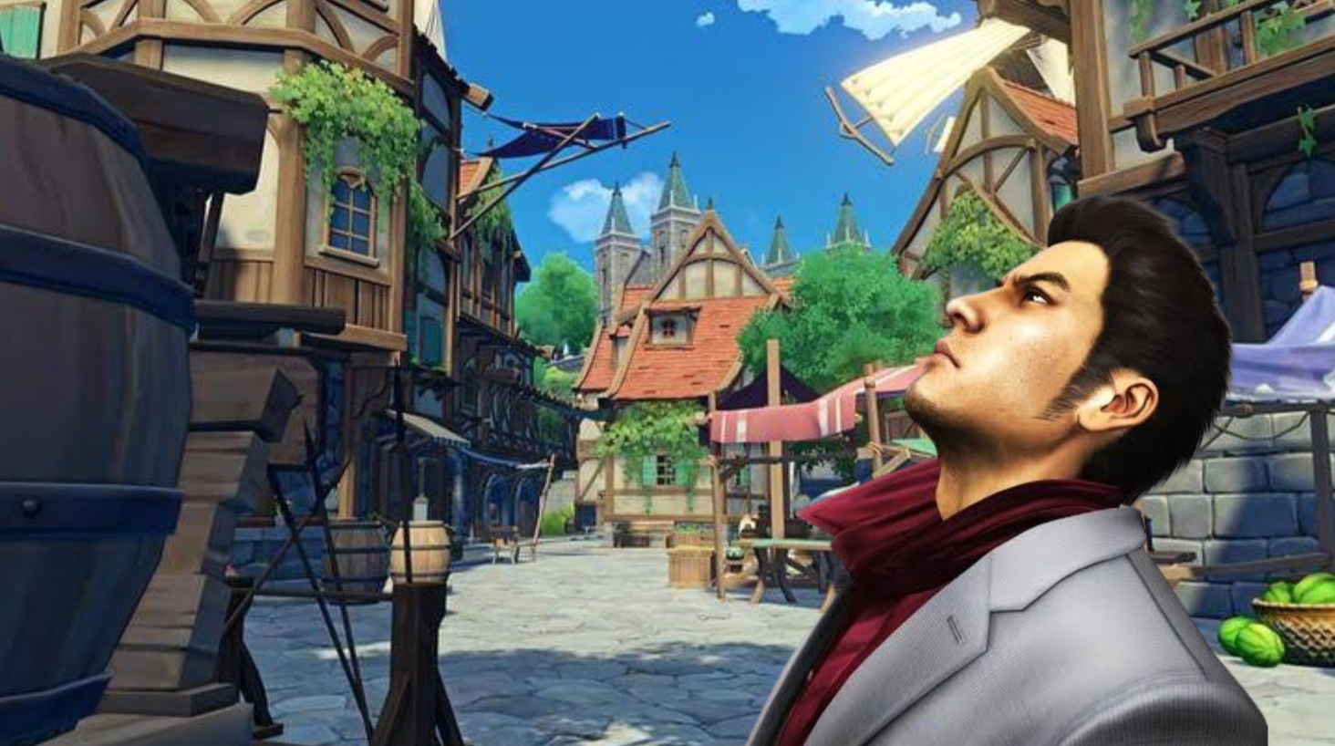 Kazuma Kiryu visits Teyvat Genshin Impact | HoYoLAB