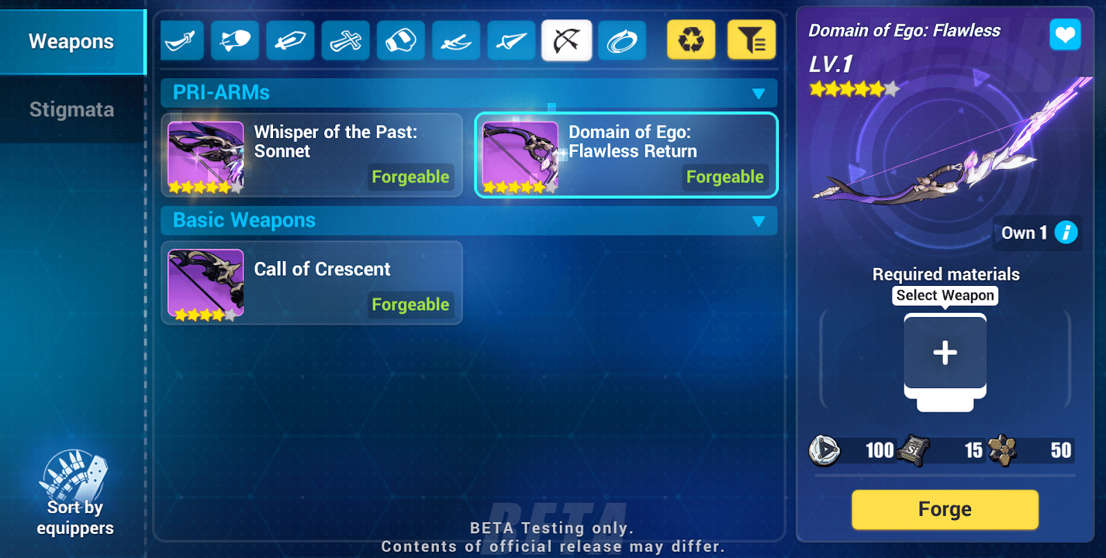 [Beta 6.0 Guide] Domain of Ego: Flawless Return PRI-ARM Guide Honkai ...