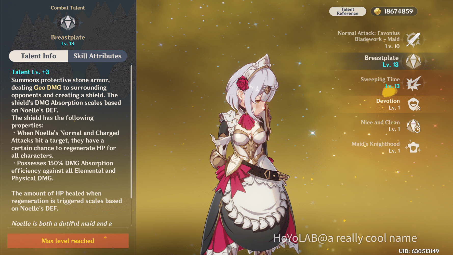 tri crown noelle ;) Genshin Impact | HoYoLAB