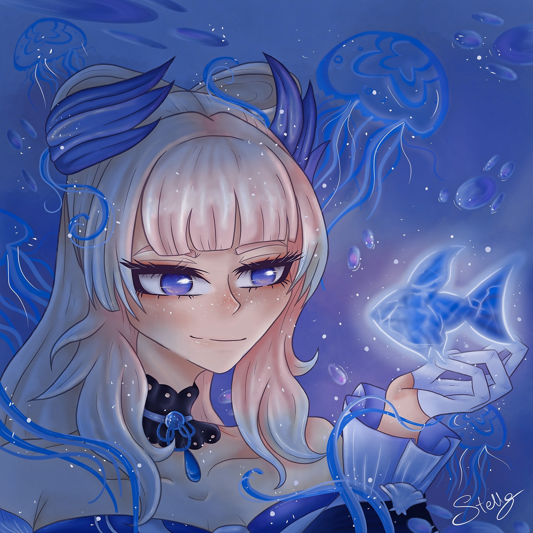 sangonomiya kokomi fan art contest Genshin Impact | HoYoLAB