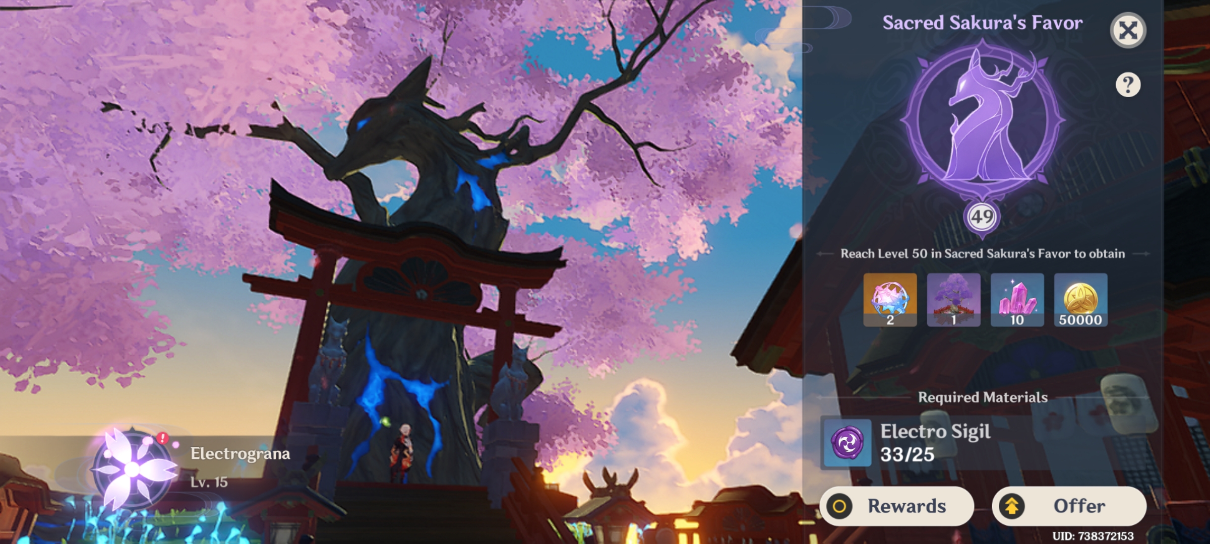 Sakura tree Genshin Impact | HoYoLAB