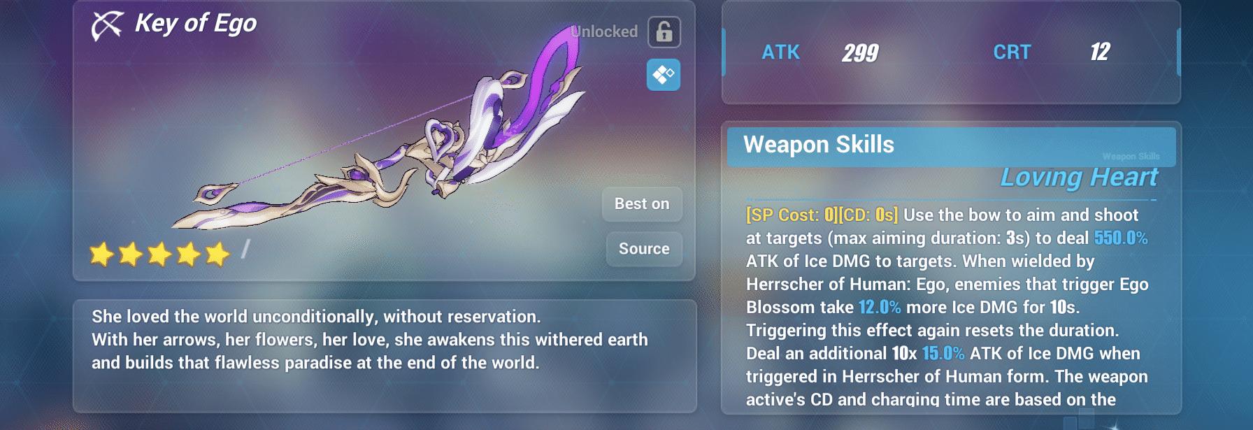 Honkai Impact Beta v6.0 Weapon Review : Key of Ego Honkai Impact 3rd ...