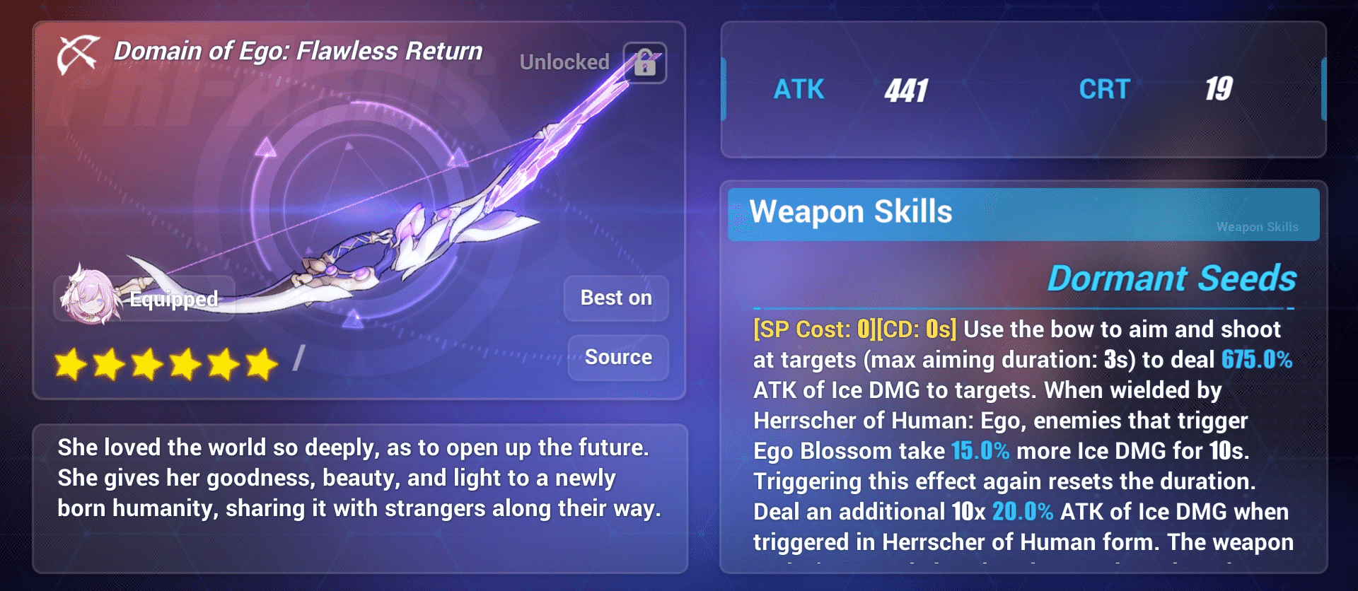 Honkai Impact Beta v6.0 Weapon Review - Domain of Ego : Flawless Return ...