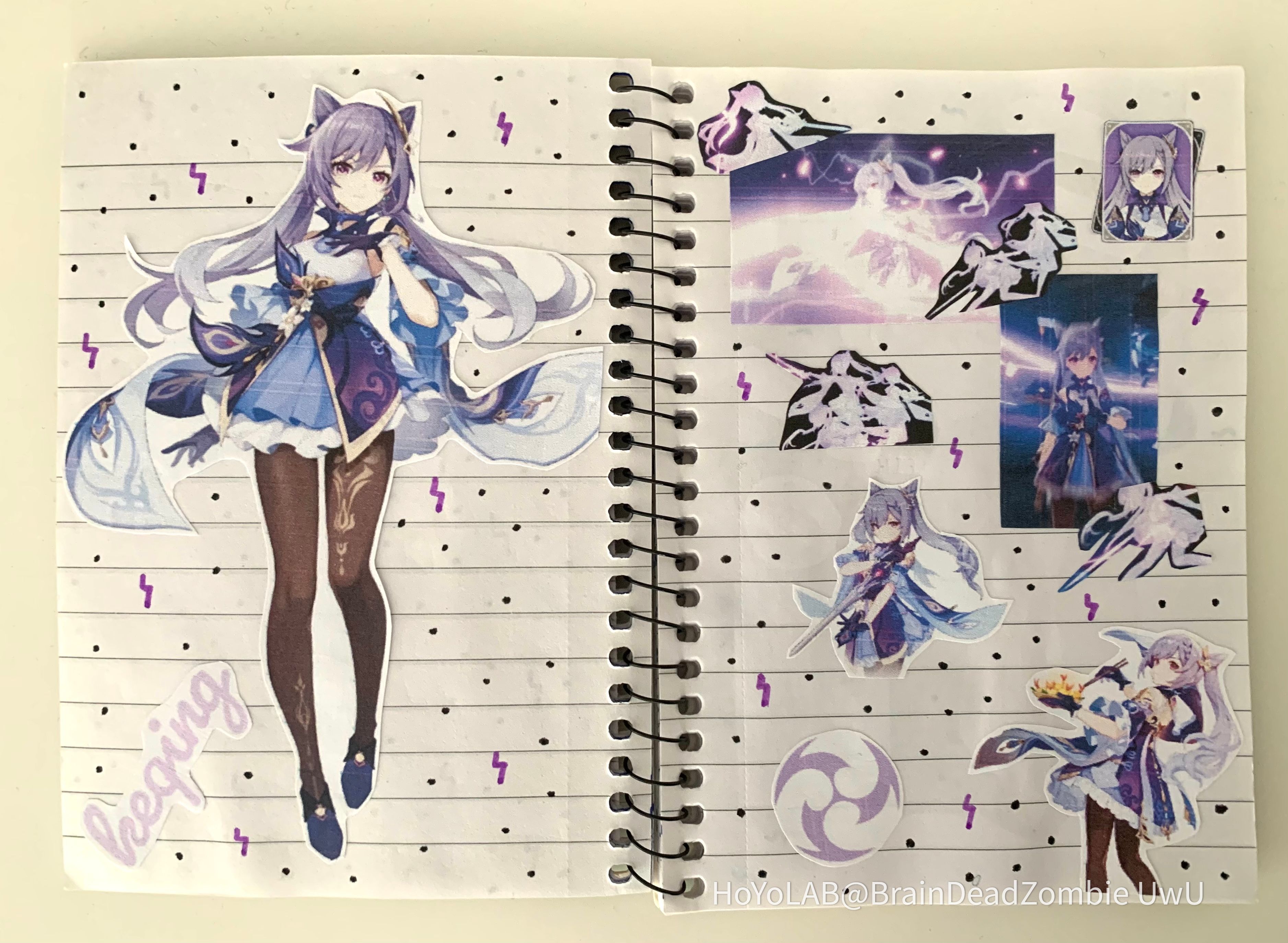 Keqing journal Genshin Impact | HoYoLAB