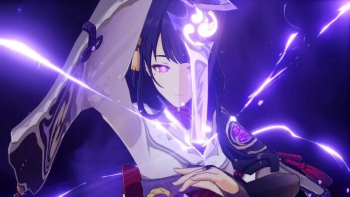 Quick question - where did from raiden pull out sword🙃🙃😜😉 Genshin ...