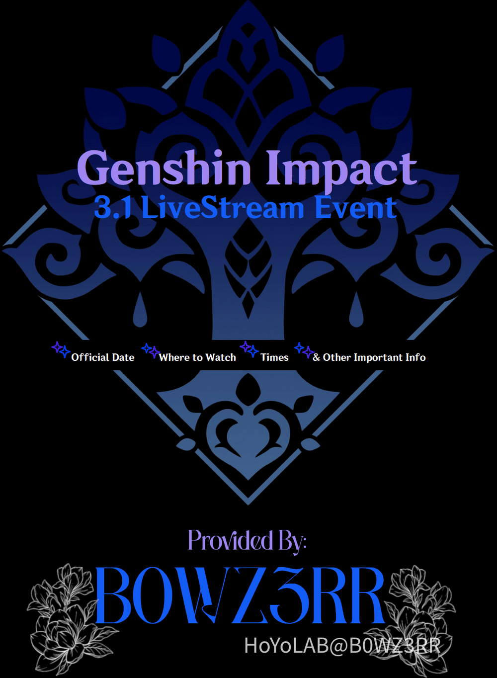 OFFICIAL GENSHIN IMPACT LIVESTREAM EVENT! Genshin Impact | HoYoLAB