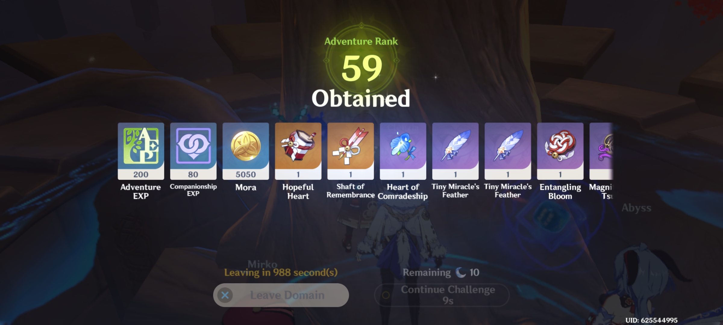 Adventure rank 59. #EndlessJourney Genshin Impact | HoYoLAB