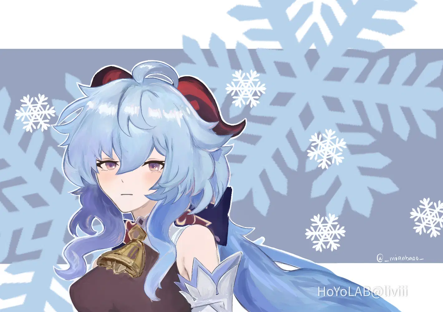 my try at drawing ganyu Genshin Impact | HoYoLAB