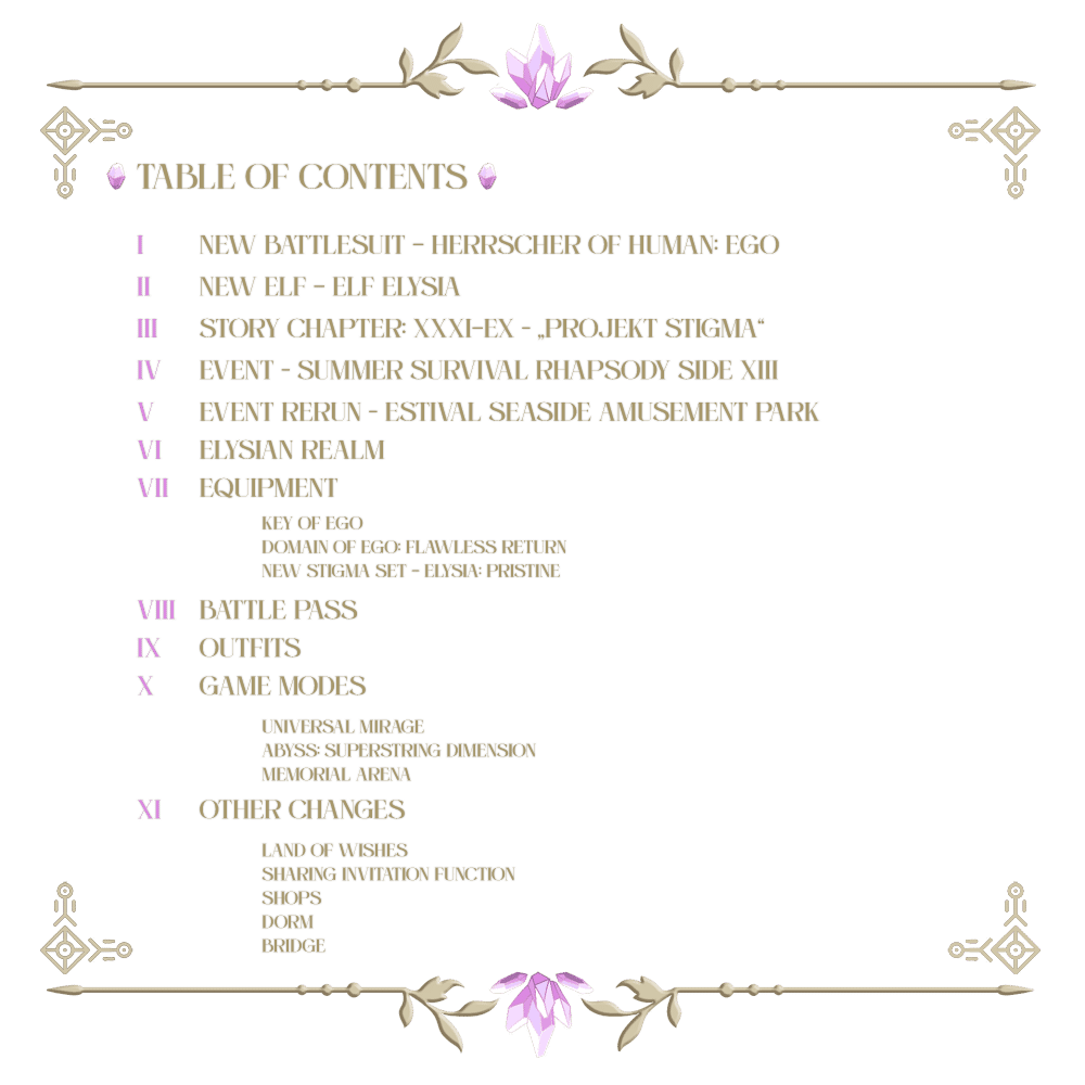 [Ver. 6.0] Patch Overview - Arrow of Novae | Honkai Impact 3rd | HoYoLAB