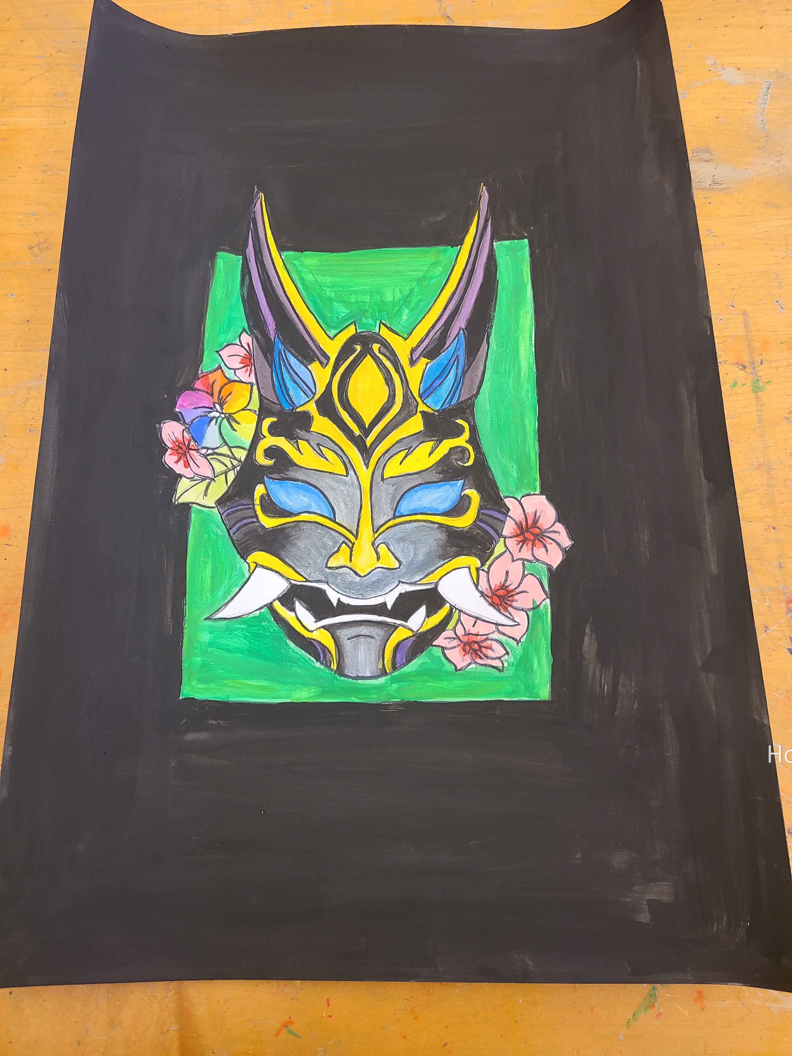 Xiao Mask Painting Genshin Impact | HoYoLAB