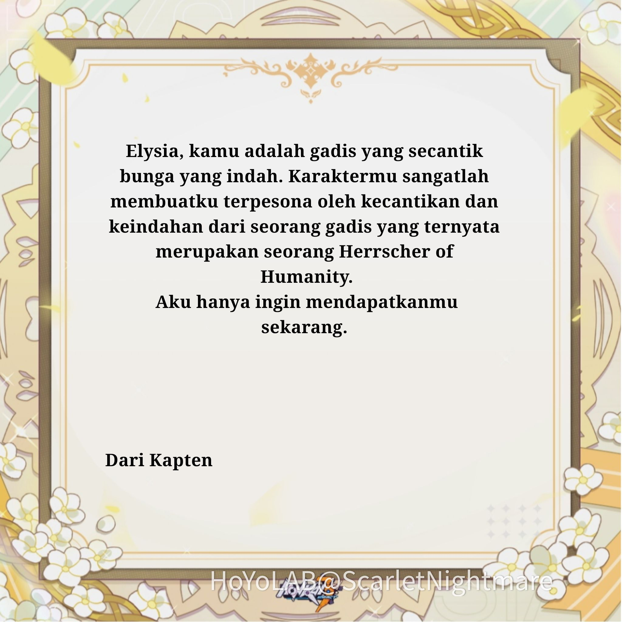 Dear Ely Honkai Impact 3rd | HoYoLAB