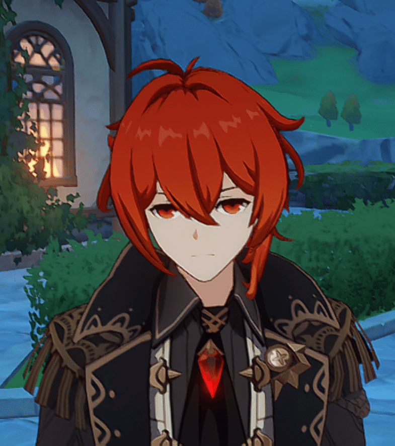 Diluc's expressions Genshin Impact | HoYoLAB