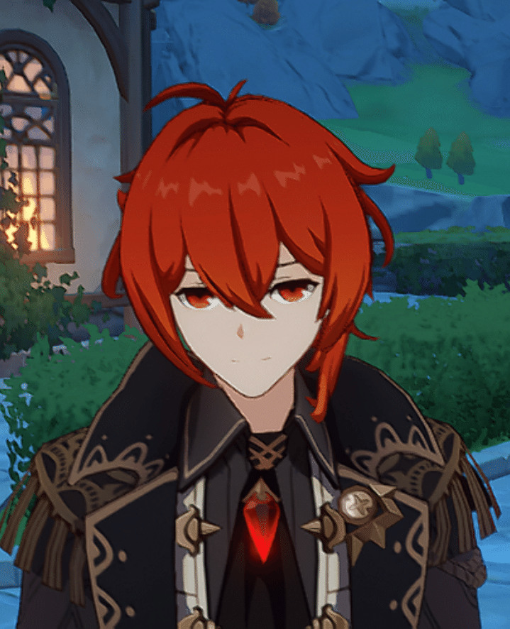 Diluc's expressions Genshin Impact | HoYoLAB