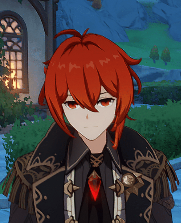 Diluc's expressions Genshin Impact | HoYoLAB