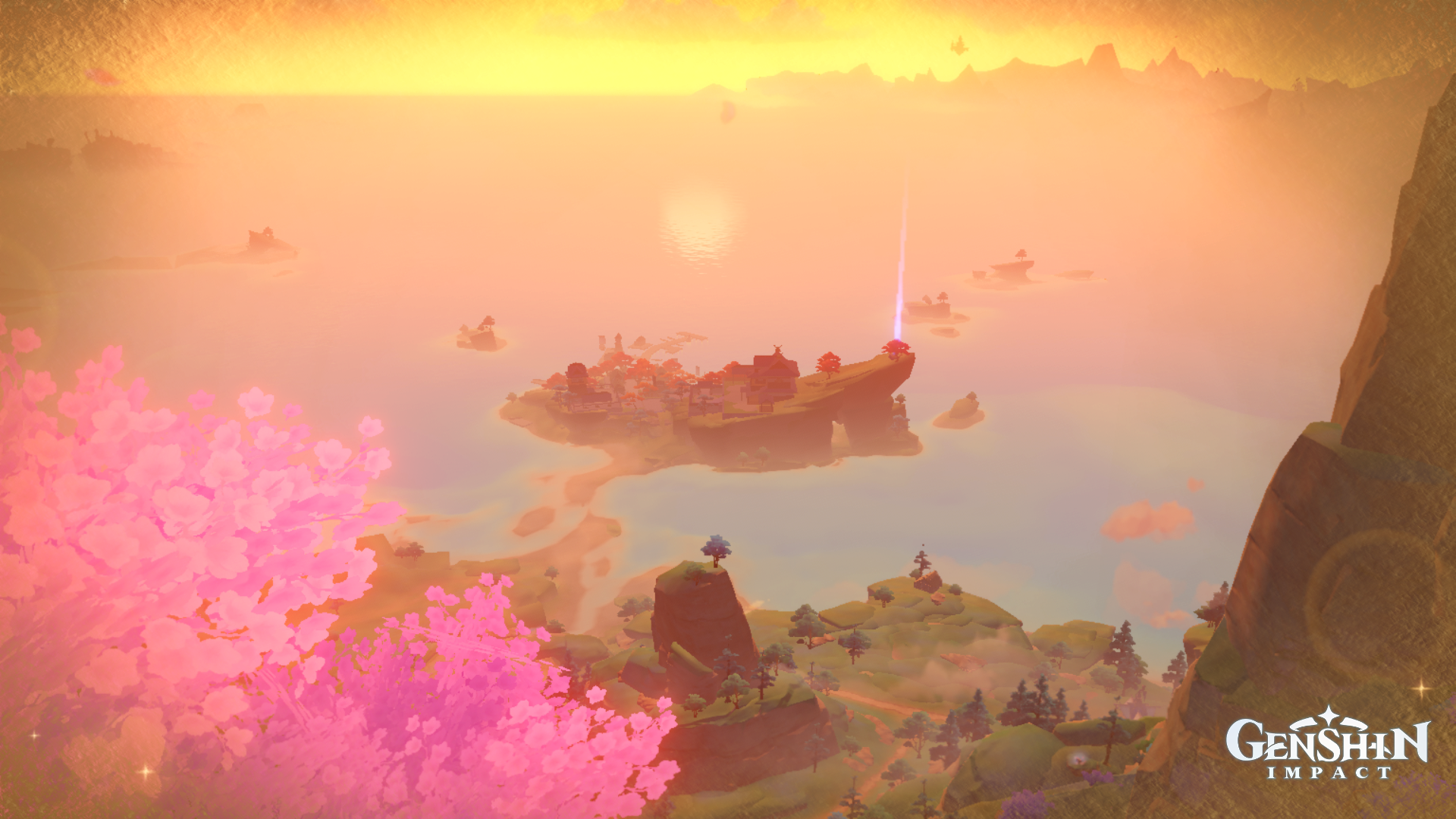 the sunset in inazuma Genshin Impact | HoYoLAB