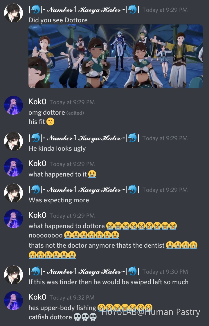 They did Dottore dirty 😭😭😭 Genshin Impact | HoYoLAB
