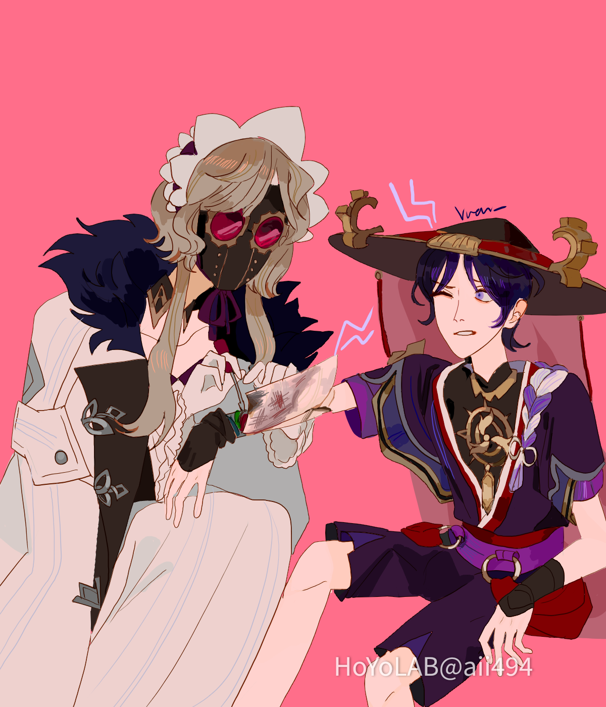 I like to think that sandrone would be a loving mother to scara Genshin Impact | HoYoLAB