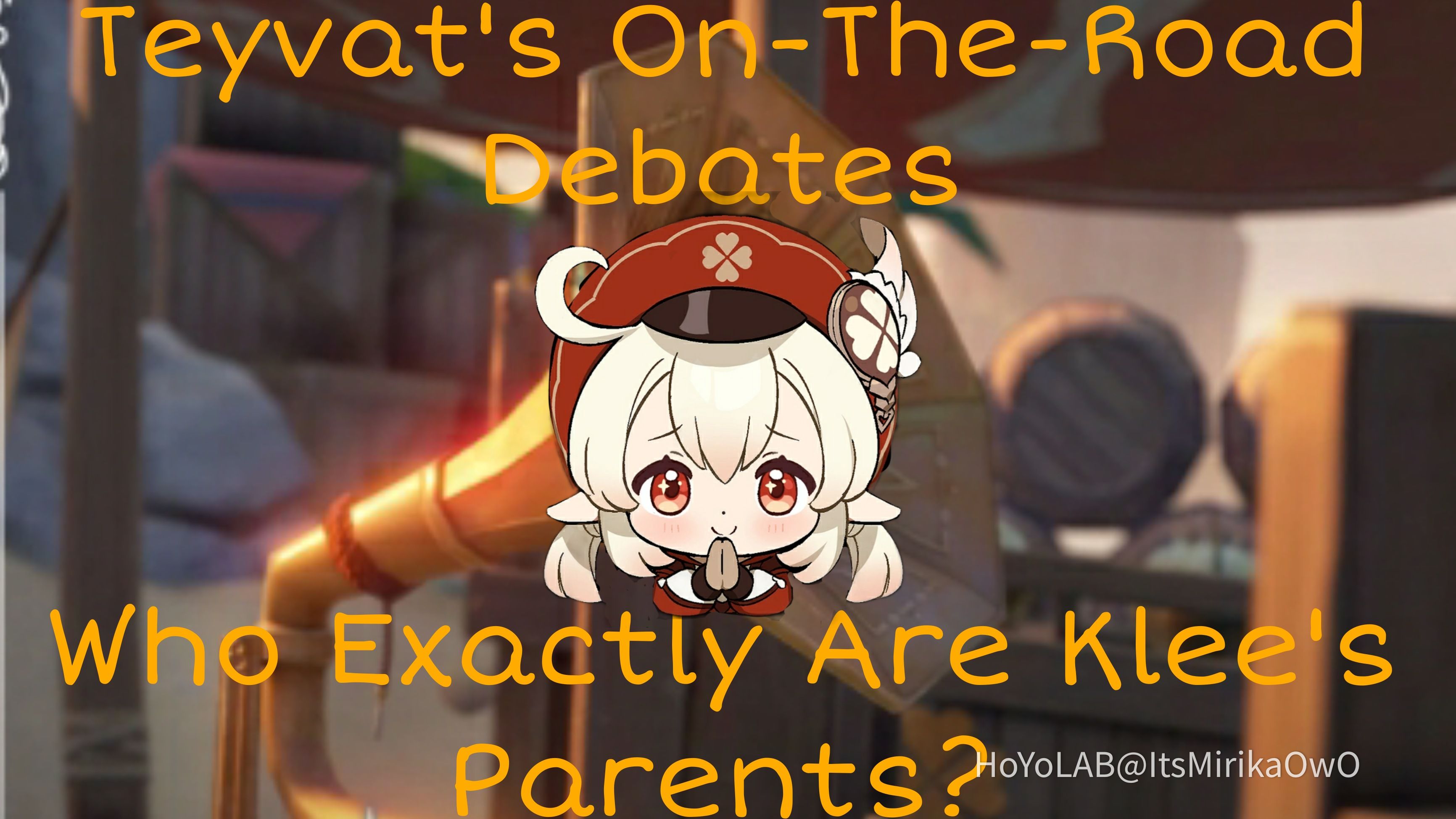 The Mysterious Mess That Is Klee's Family Genshin Impact | HoYoLAB