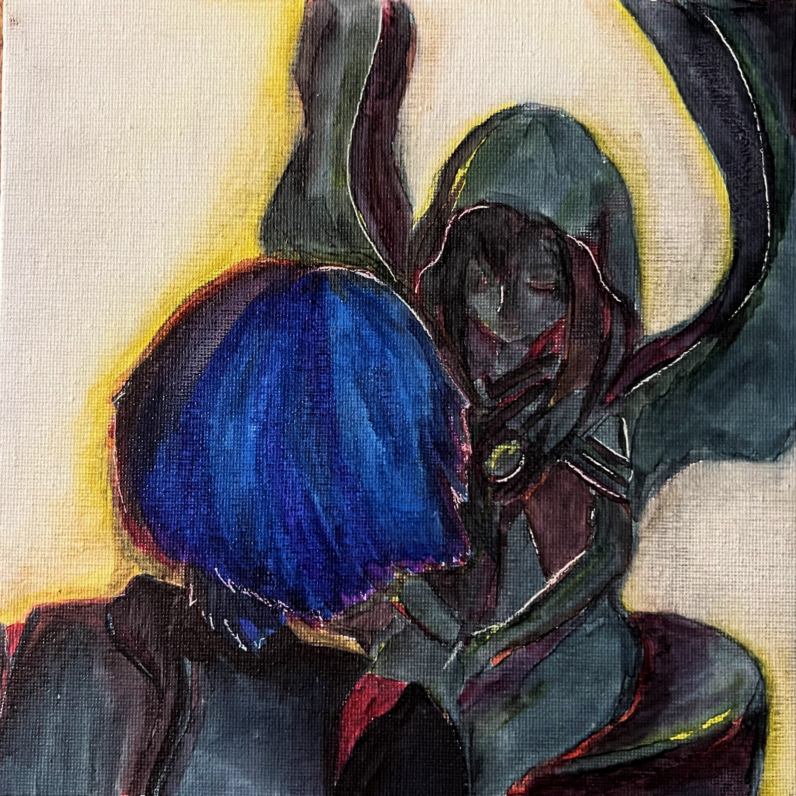 Painting of Scaramouche and Statue of Raiden Genshin Impact | HoYoLAB