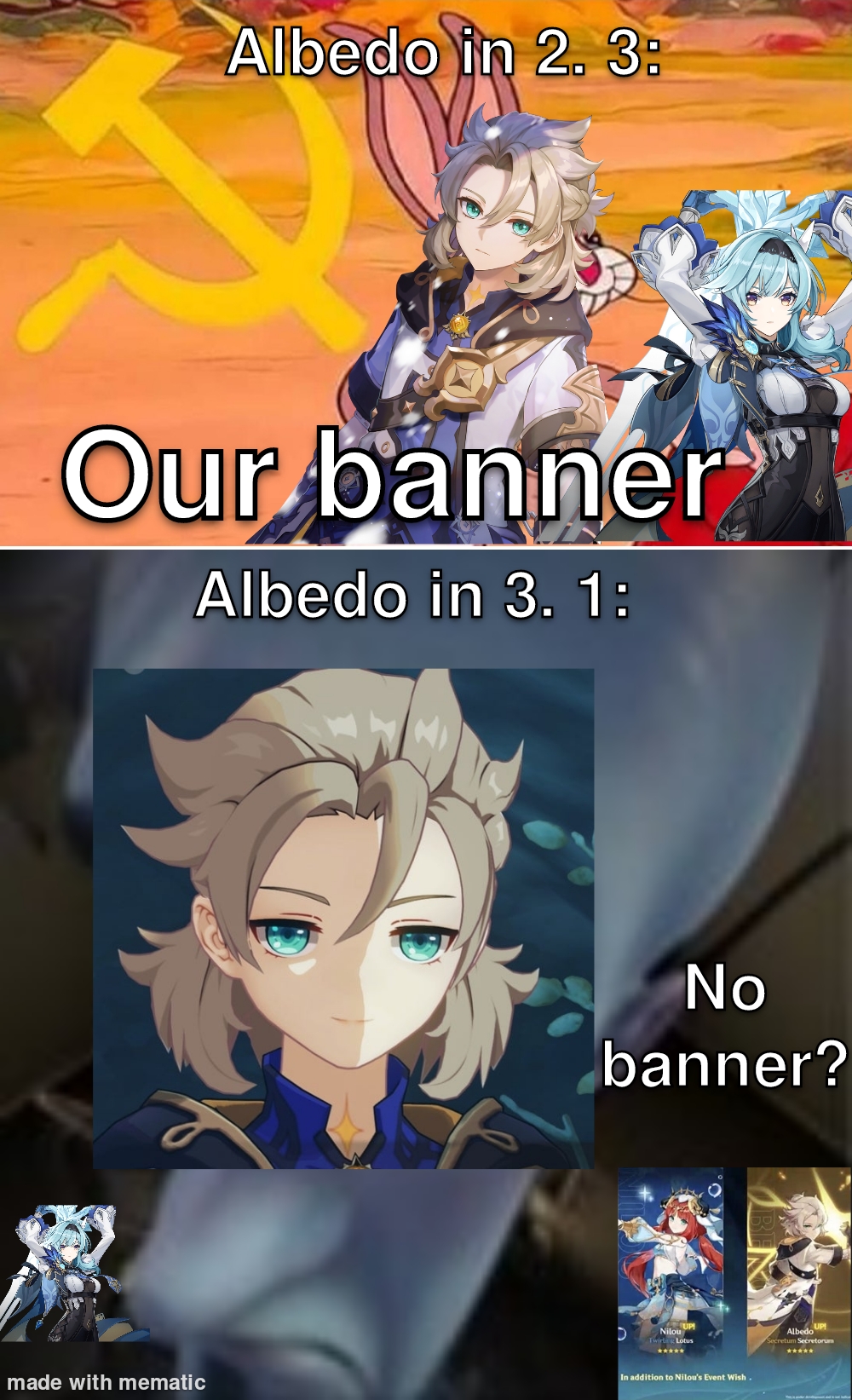 Albedo in 3.1 be like: Genshin Impact | HoYoLAB