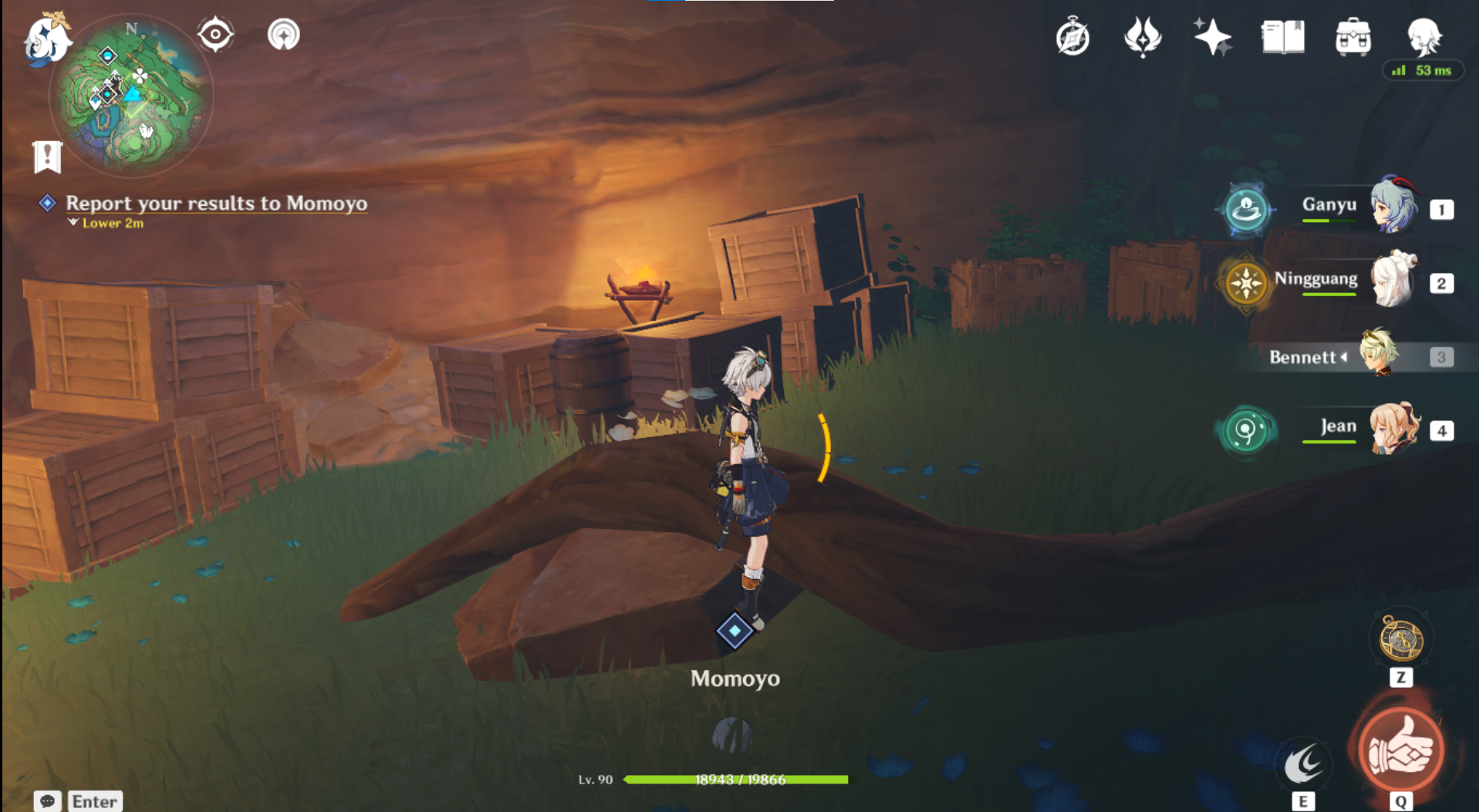 Momoyo burried Genshin Impact | HoYoLAB