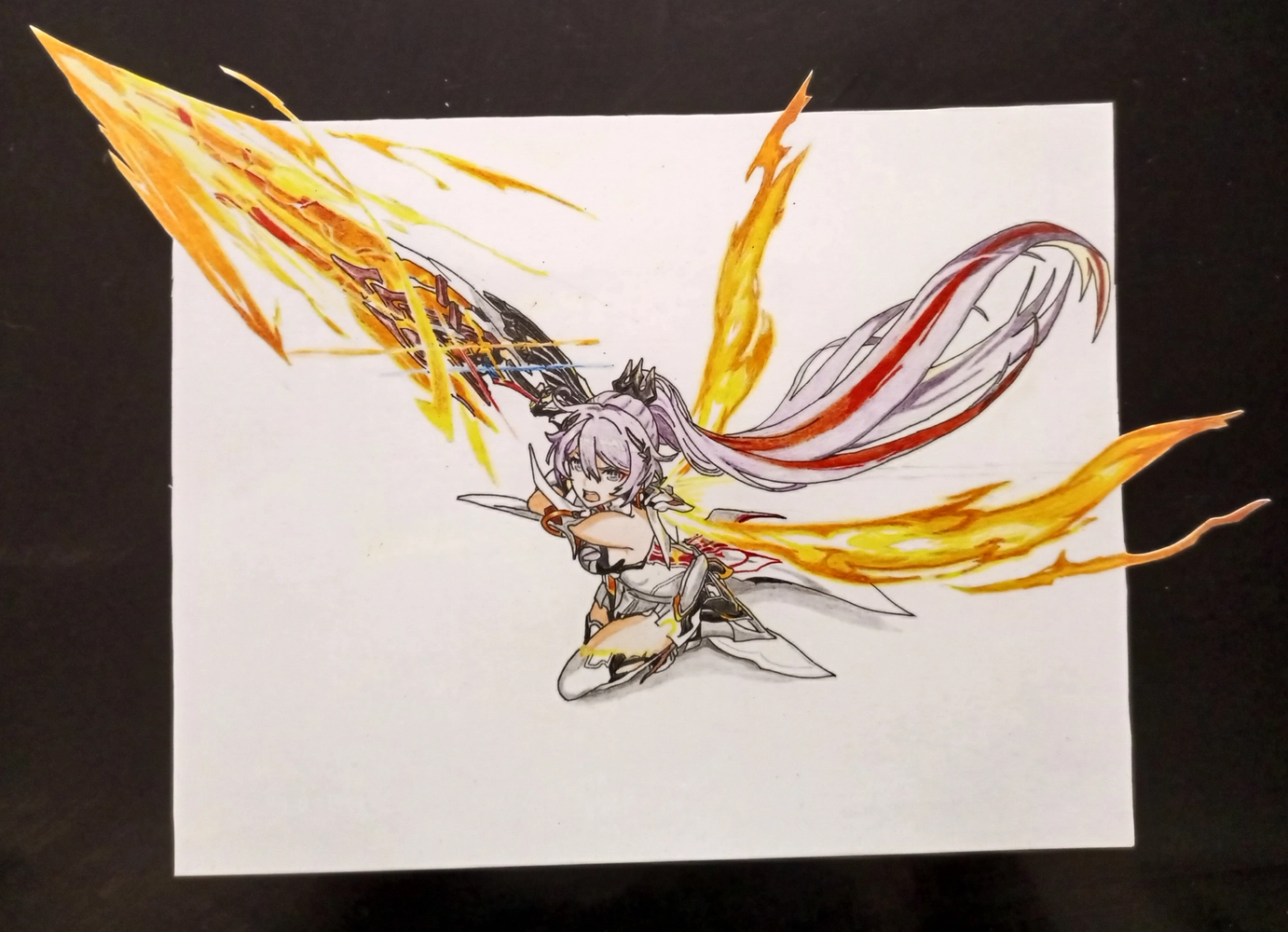 Flames that burns brightly to protect what's beautiful Honkai Impact ...