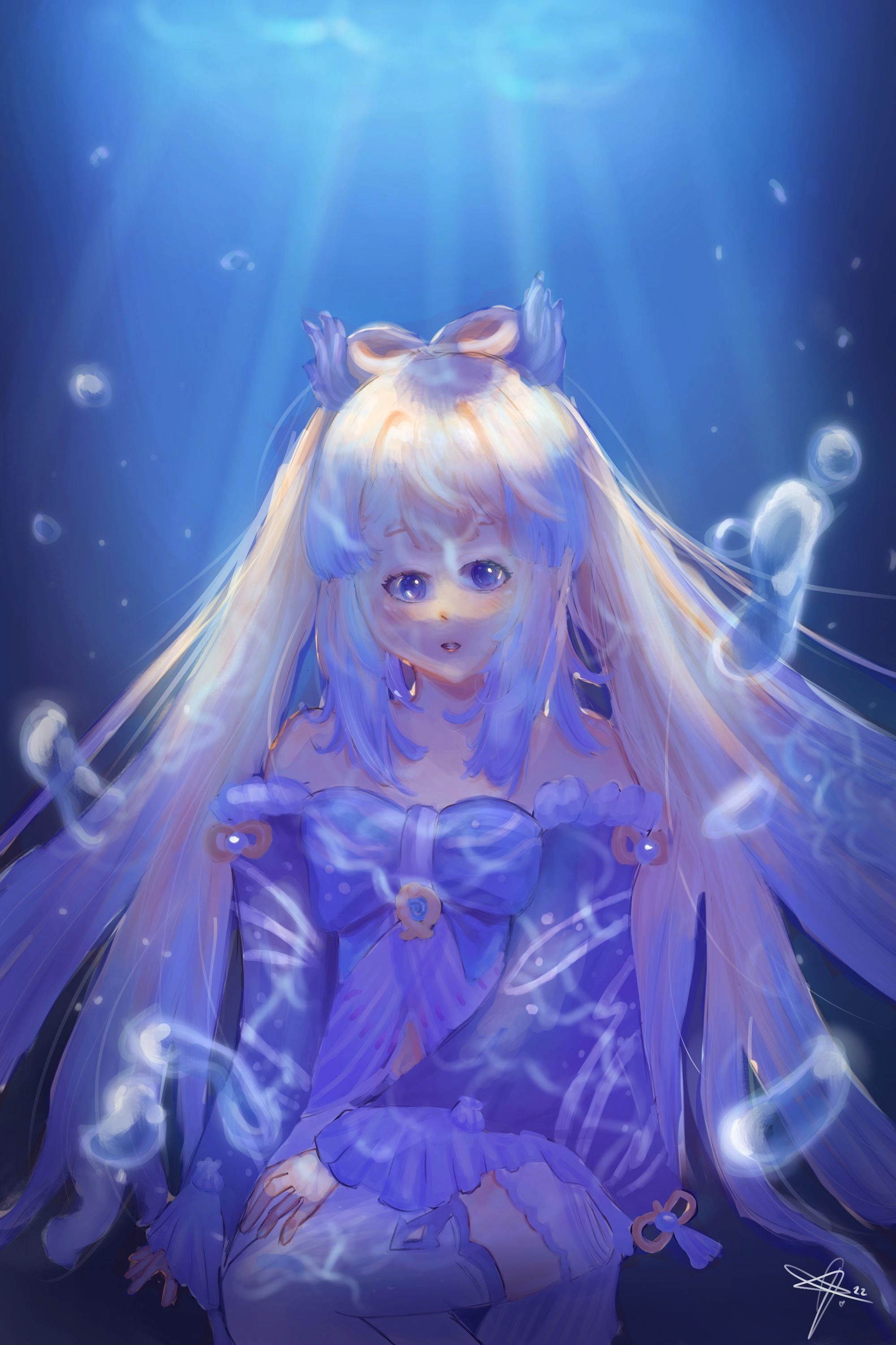 Sangonomiya Kokomi Fanart Contest Genshin Impact | HoYoLAB