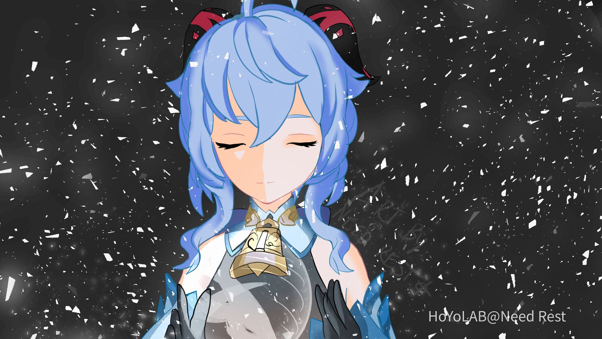 The "Plenilune Gaze" Ganyu Fan Art Contest Genshin Impact | HoYoLAB