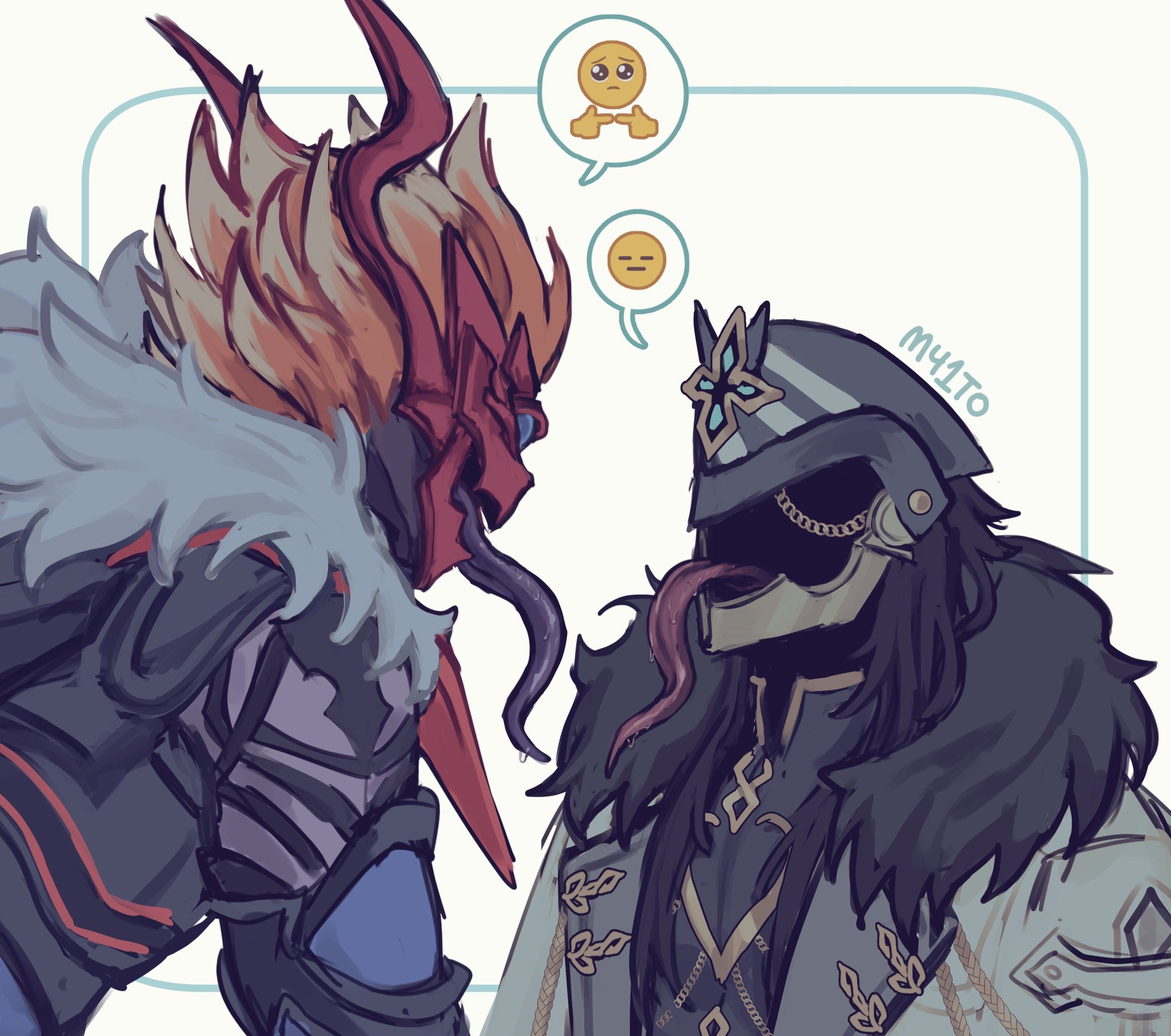 starting to like this ship 😋 (ART ISNT MINE) | Genshin Impact | HoYoLAB