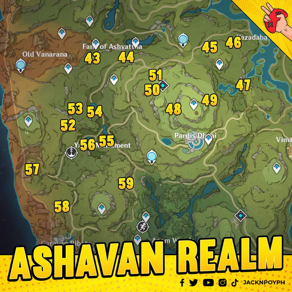 [v3.0] All 110 Dendroculus Location PART I Genshin Impact | HoYoLAB