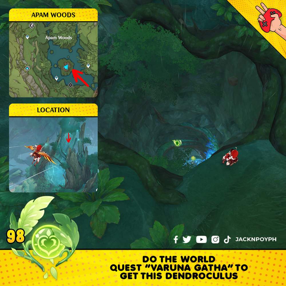 [v3.0] All 110 Dendroculus Location PART II Genshin Impact | HoYoLAB