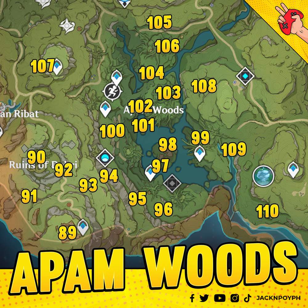 [v3.0] All 110 Dendroculus Location PART II Genshin Impact | HoYoLAB