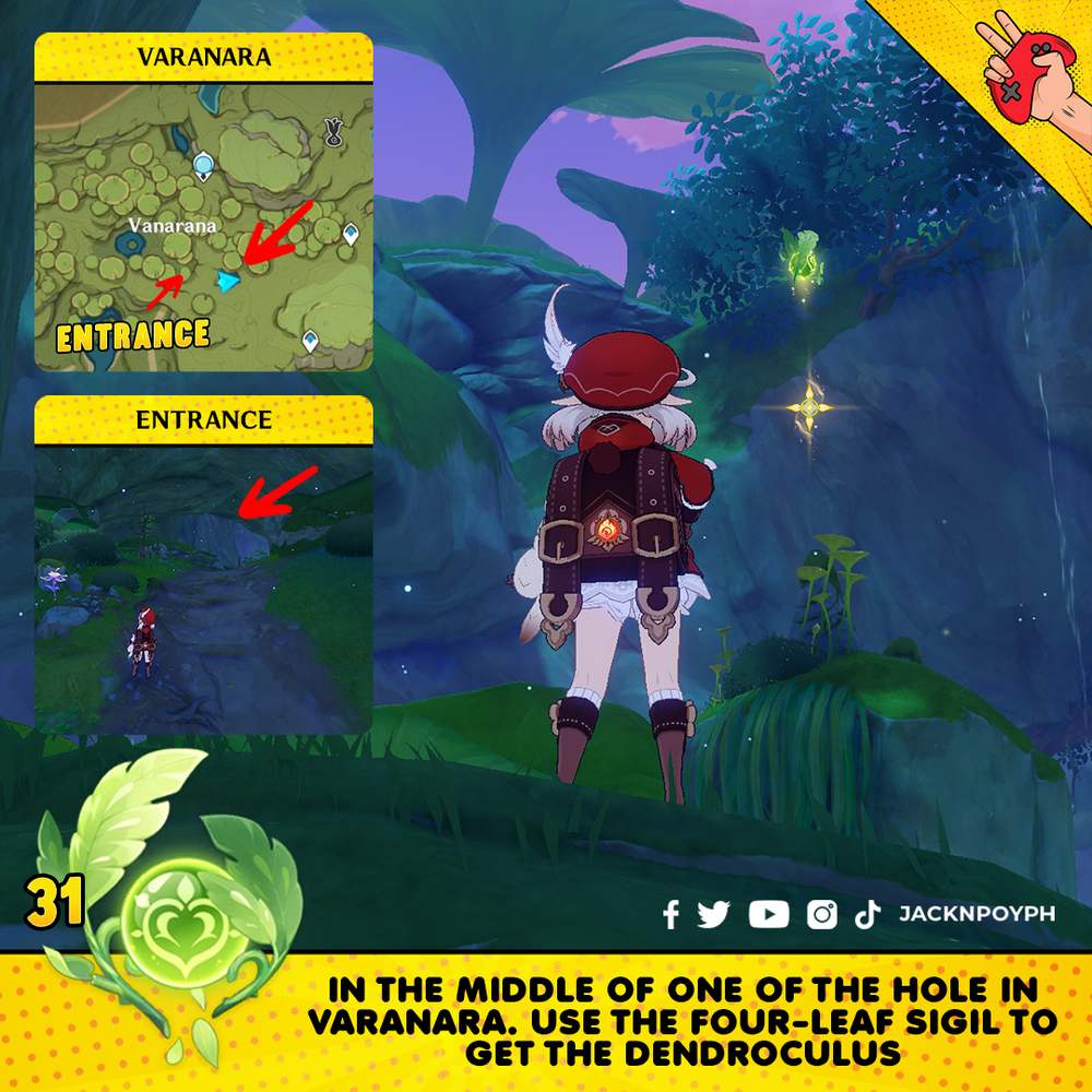 [v3.0] All 110 Dendroculus Location PART I Genshin Impact | HoYoLAB