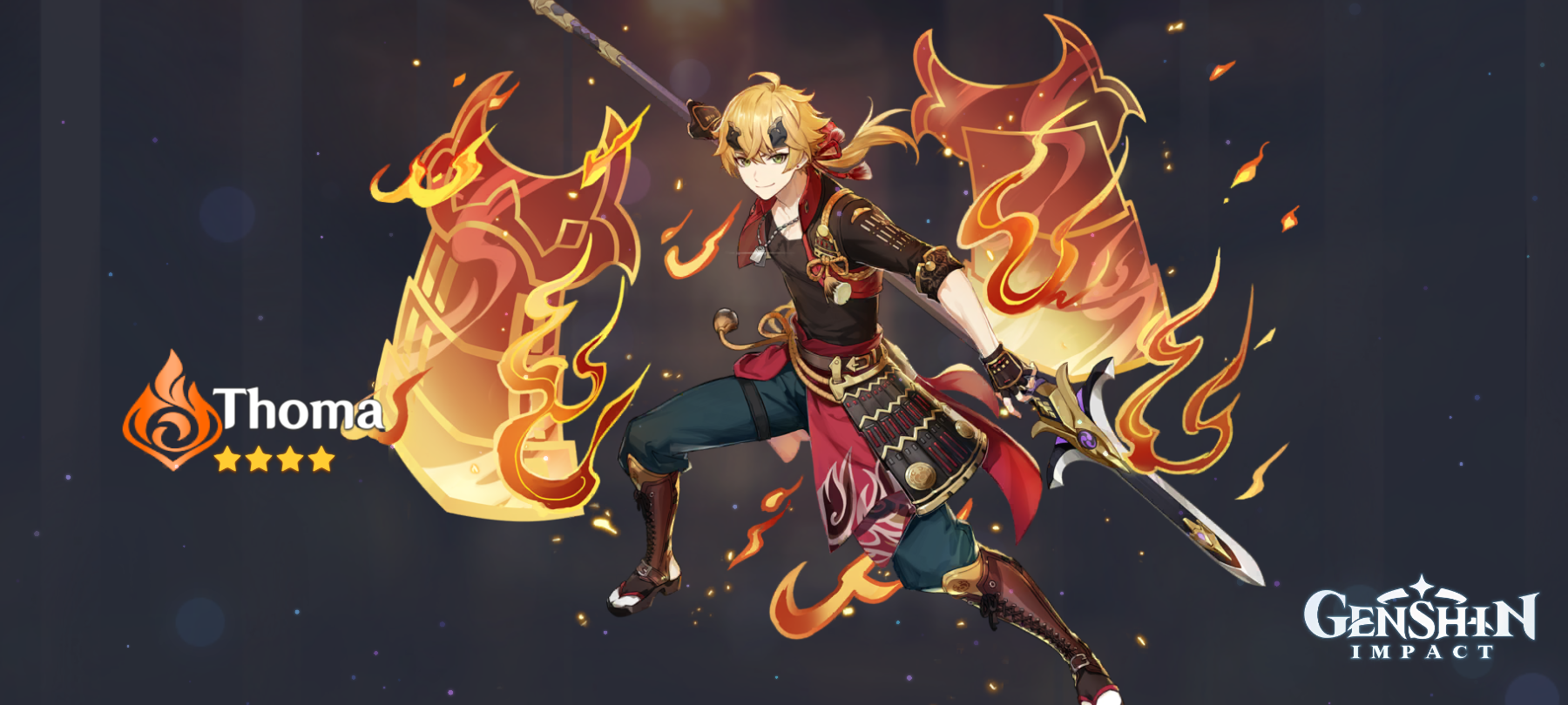 Finally a character who uses fire other than Amber 🙊🥲🥺 ️ ️ Genshin ...