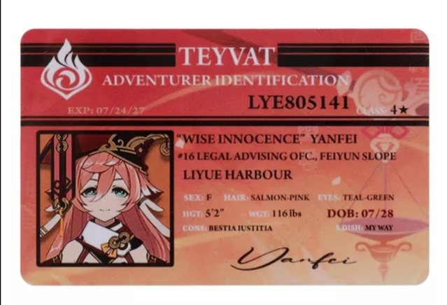 genshin impact id cards Genshin Impact | HoYoLAB