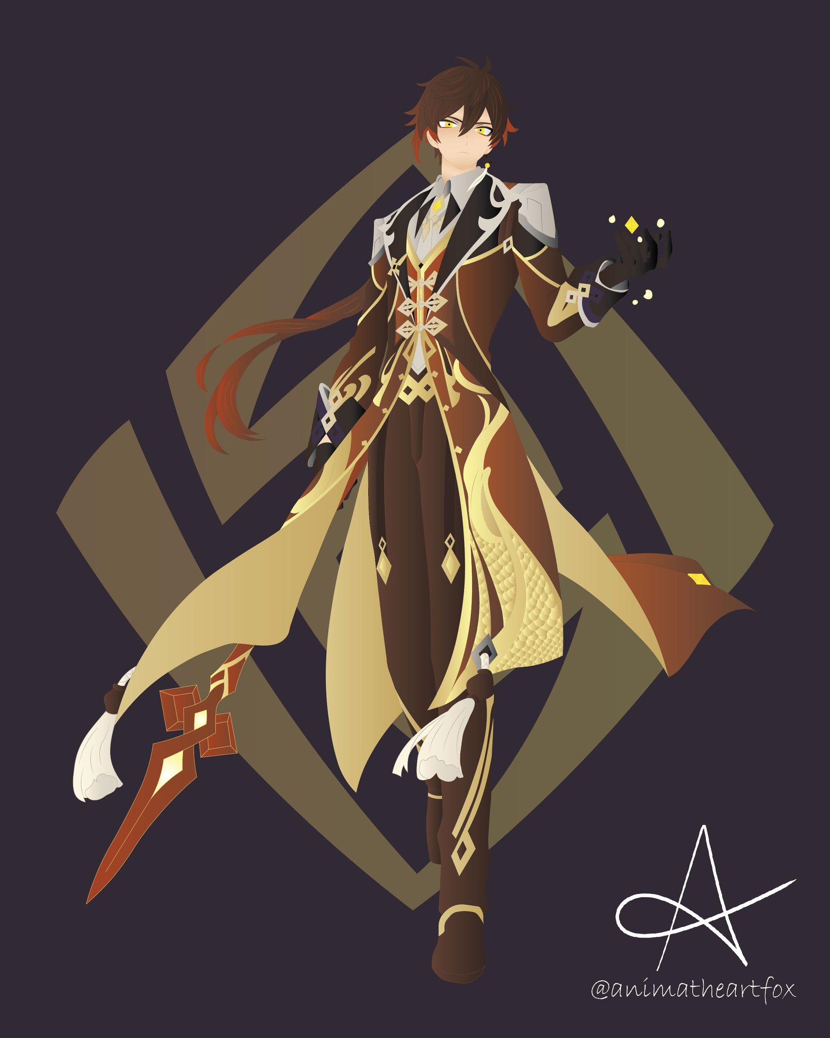 Zhongli Fanart Genshin Impact | HoYoLAB