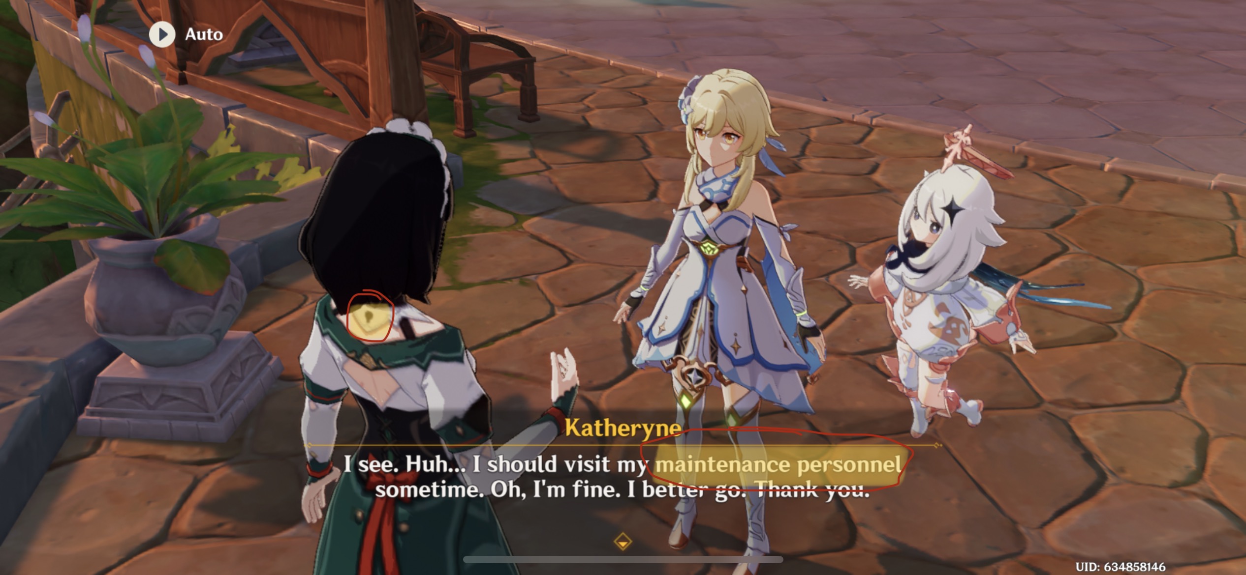 You have some explaining to do KATHERYNE 👀👀👀 Genshin Impact | HoYoLAB