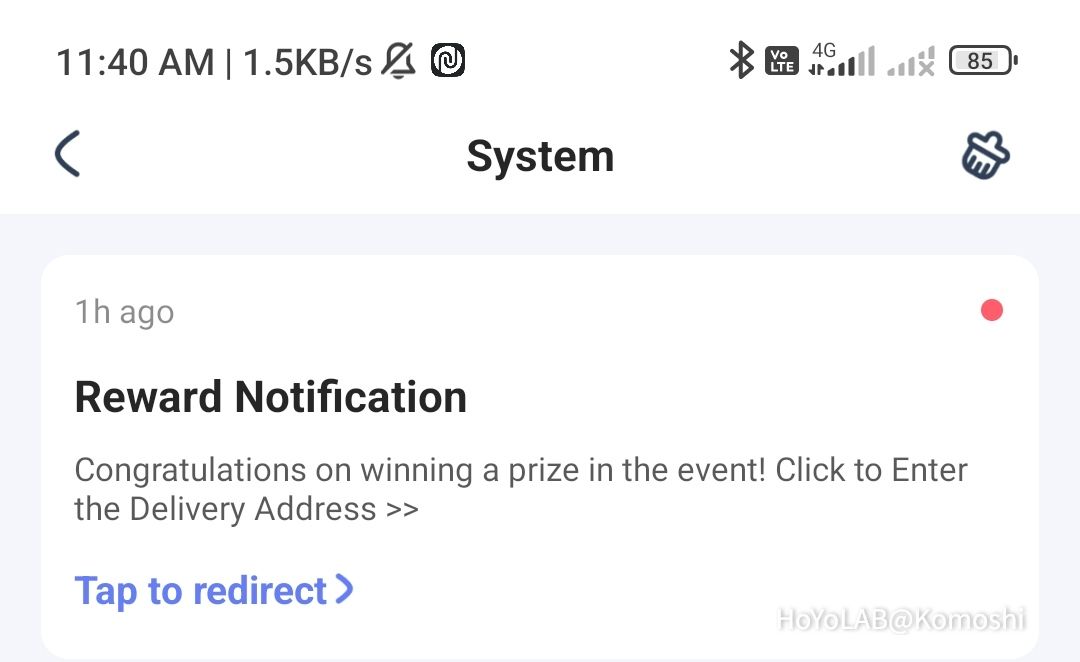 Today i got the notification for the reward of season of creativity ...