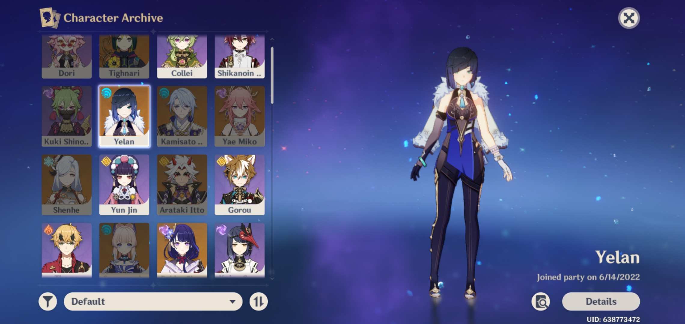 Yelan late birthday gift🥰 Genshin Impact | HoYoLAB