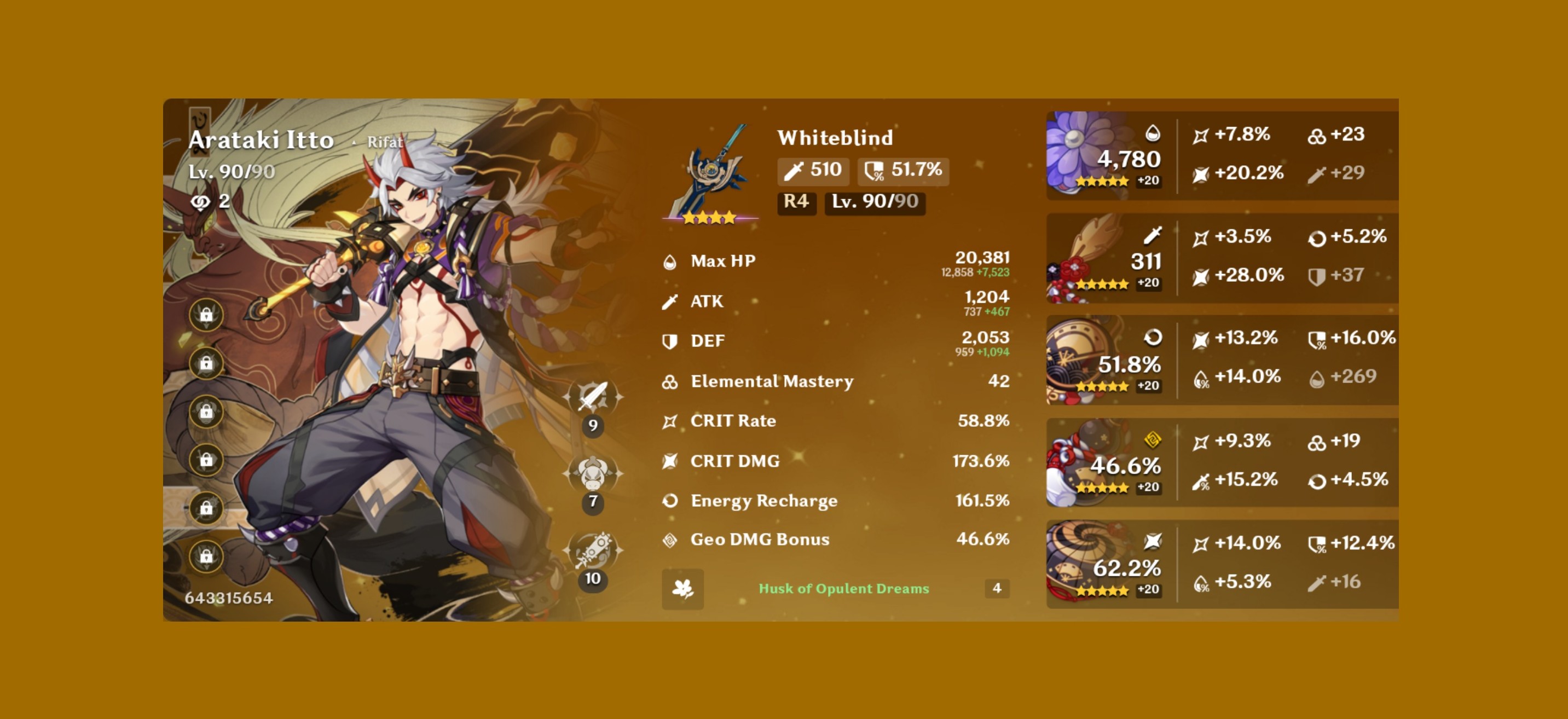 My itto build (Updated) Genshin Impact | HoYoLAB