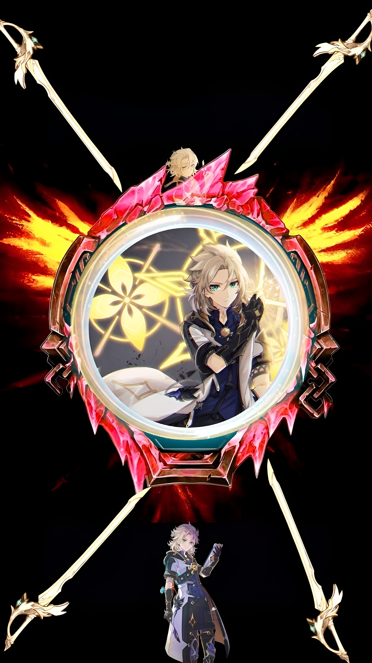 geo and cryo wallpaper Genshin Impact | HoYoLAB