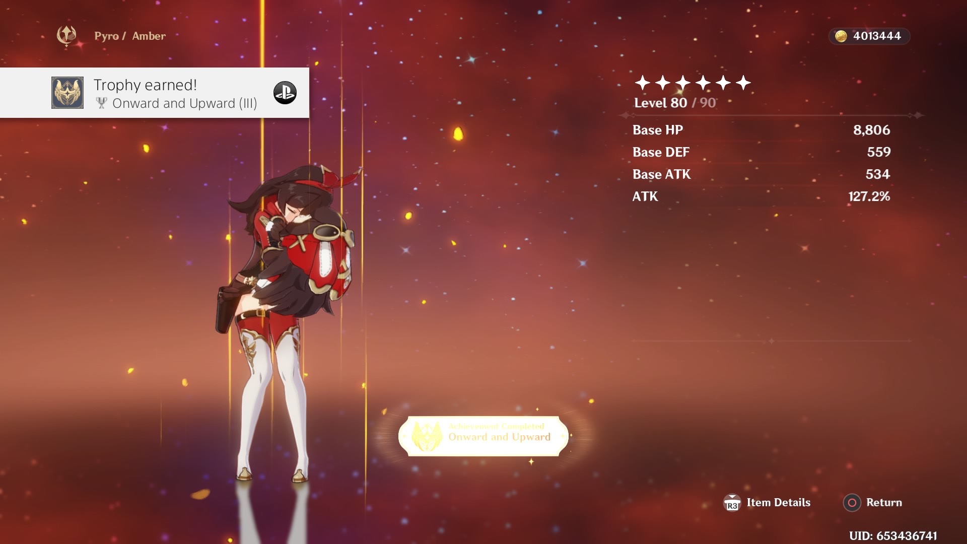 Amber Ascension Lvl 90! Genshin Impact | HoYoLAB