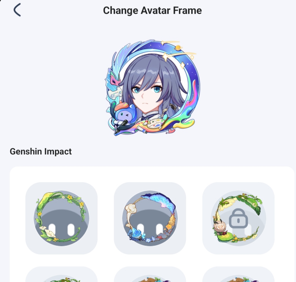 YATTA new avatar Frame 😊😊 | HoYoLAB