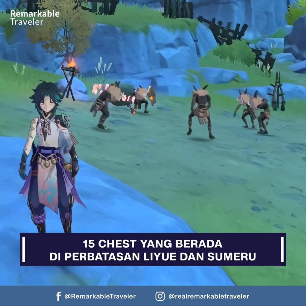 [Guide] 15 Chest di Perbatasan Minlin (Liyue) dan Lokapala Jungle (Sumeru) Genshin Impact | HoYoLAB