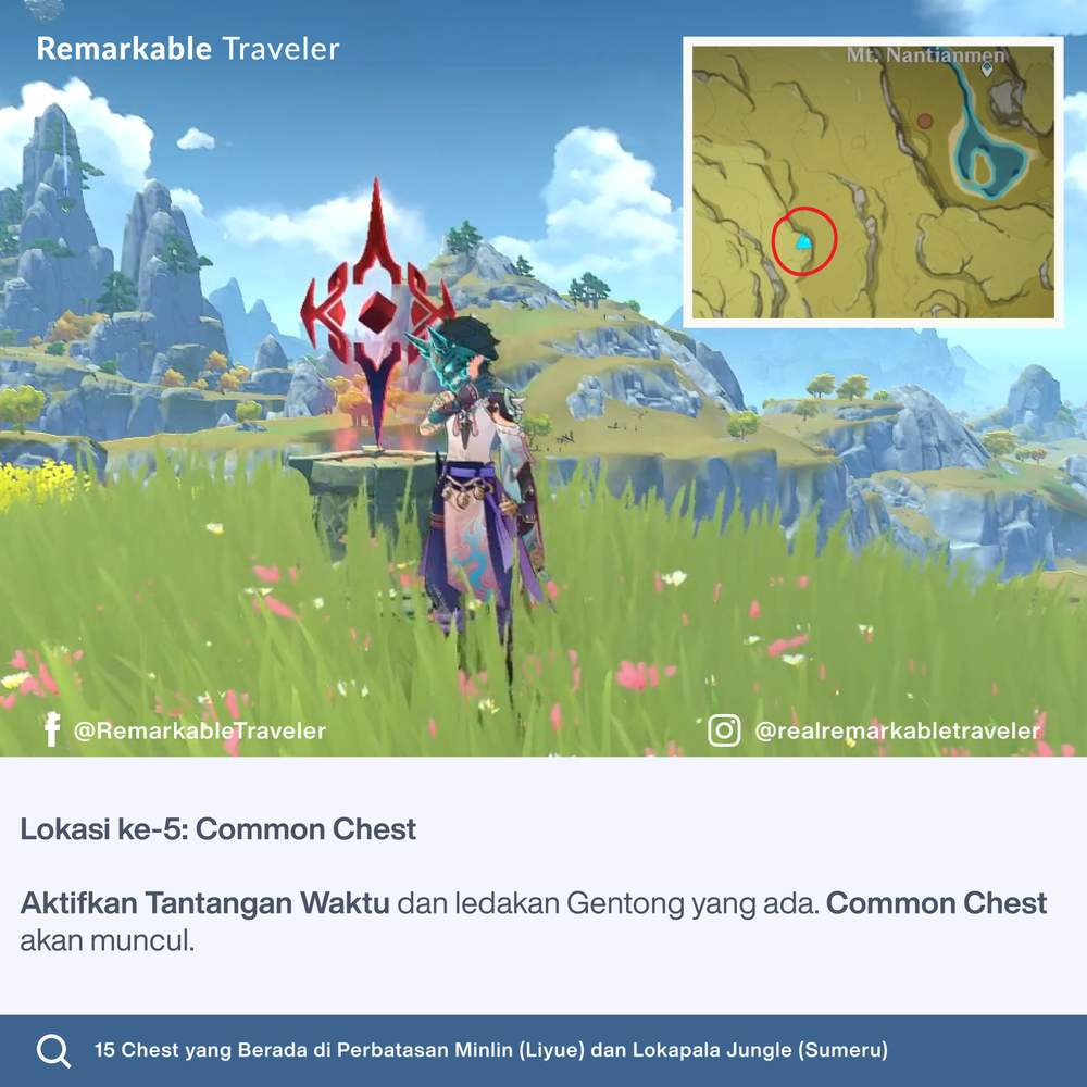 [Guide] 15 Chest di Perbatasan Minlin (Liyue) dan Lokapala Jungle (Sumeru) Genshin Impact | HoYoLAB
