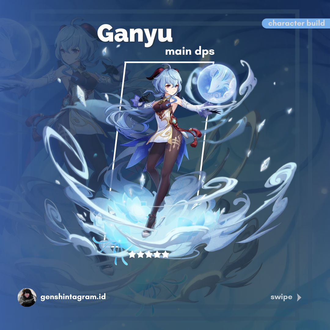 Ganyu main dps build recommendation Genshin Impact | HoYoLAB